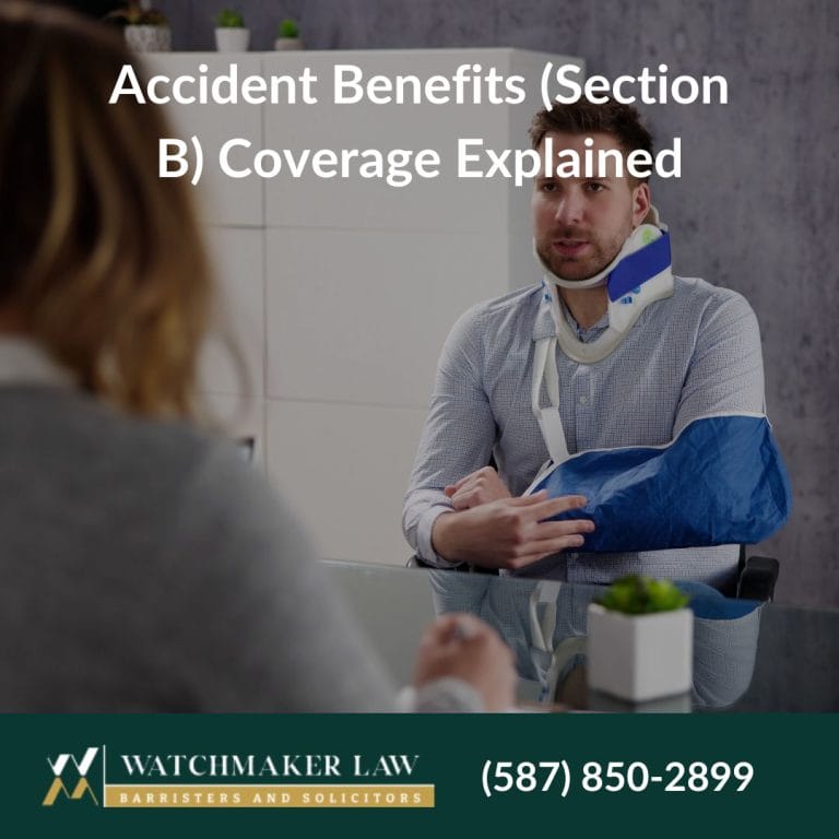 Accident Benefits (Section B) Coverage Explained in Alberta
